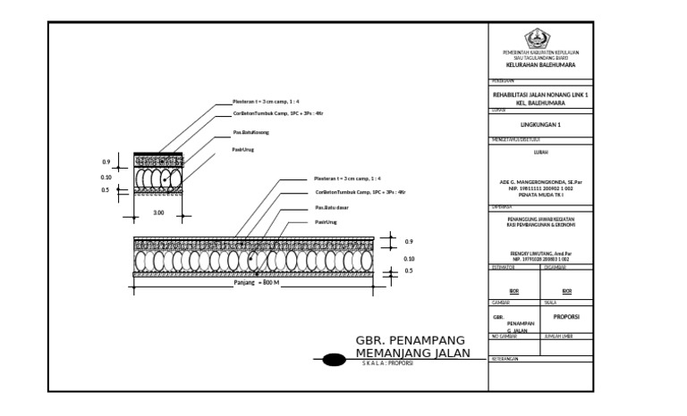 GBR - 3 Jalan Setapak Lingk 1 Balehumara | PDF