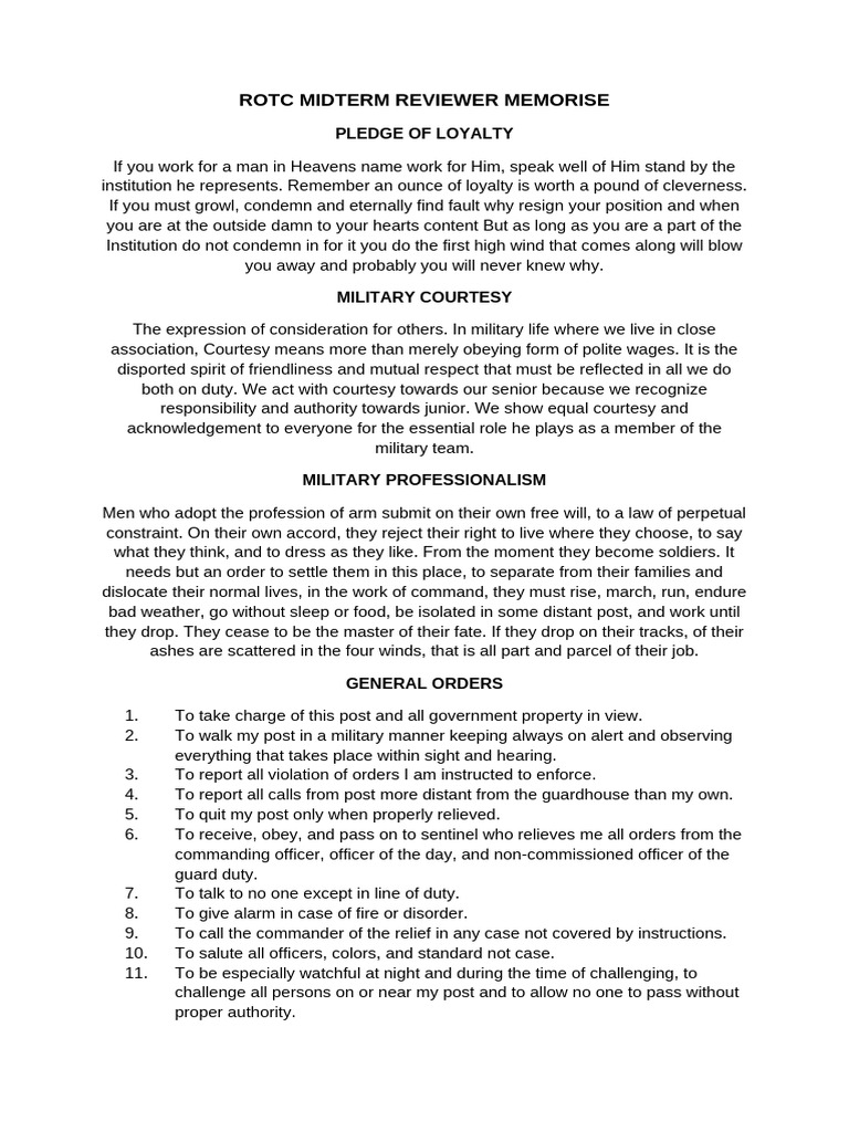 Midterm Reviewer | PDF