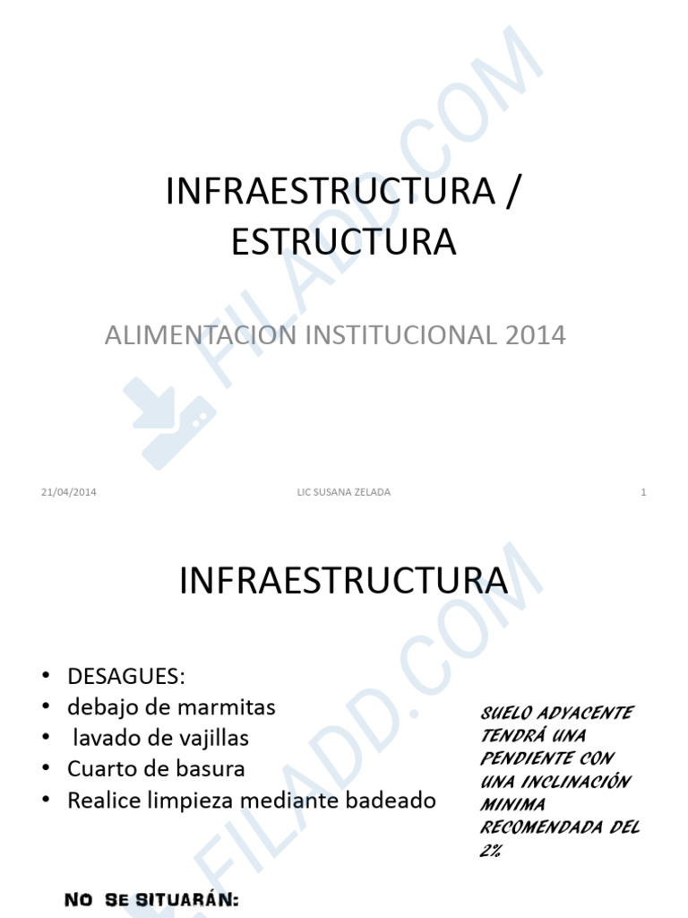 INFRAESTRUCTURA | PDF