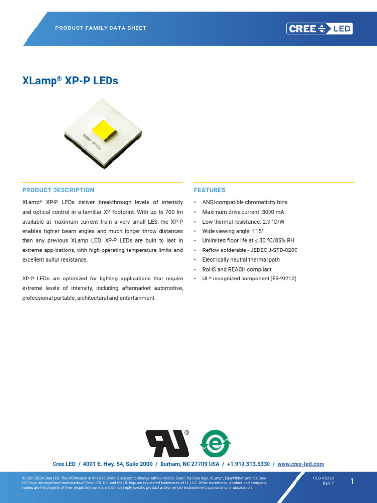 XLamp XPP | PDF