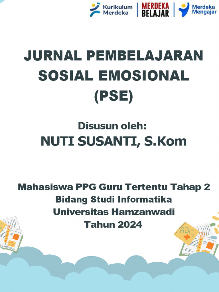 Jurnal Pembelajaran Sosial Emosional (Pse) | PDF