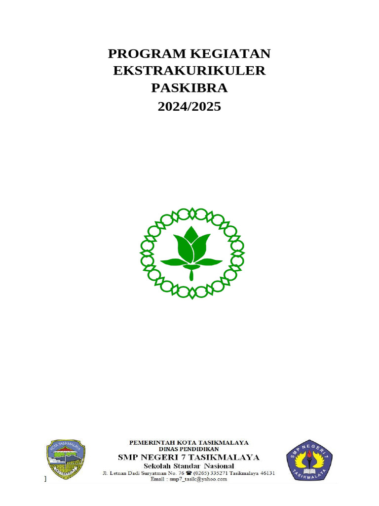 Proker Ekskul Paskibra 2024 | PDF