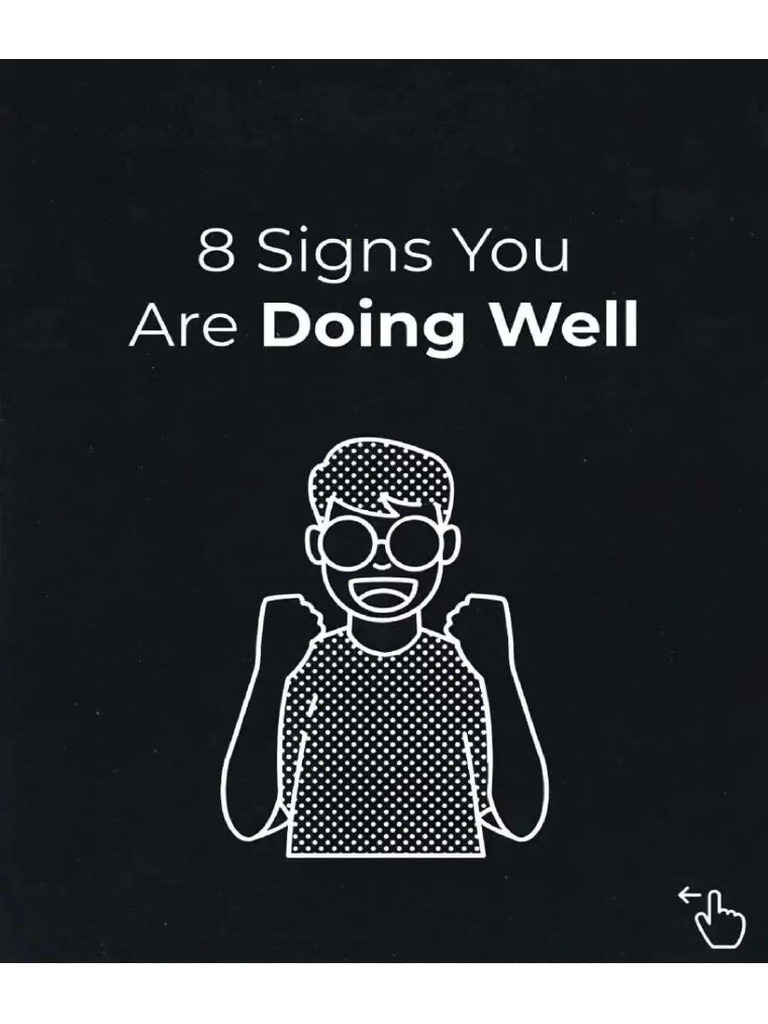 8 Signs Are You Doing Well | PDF
