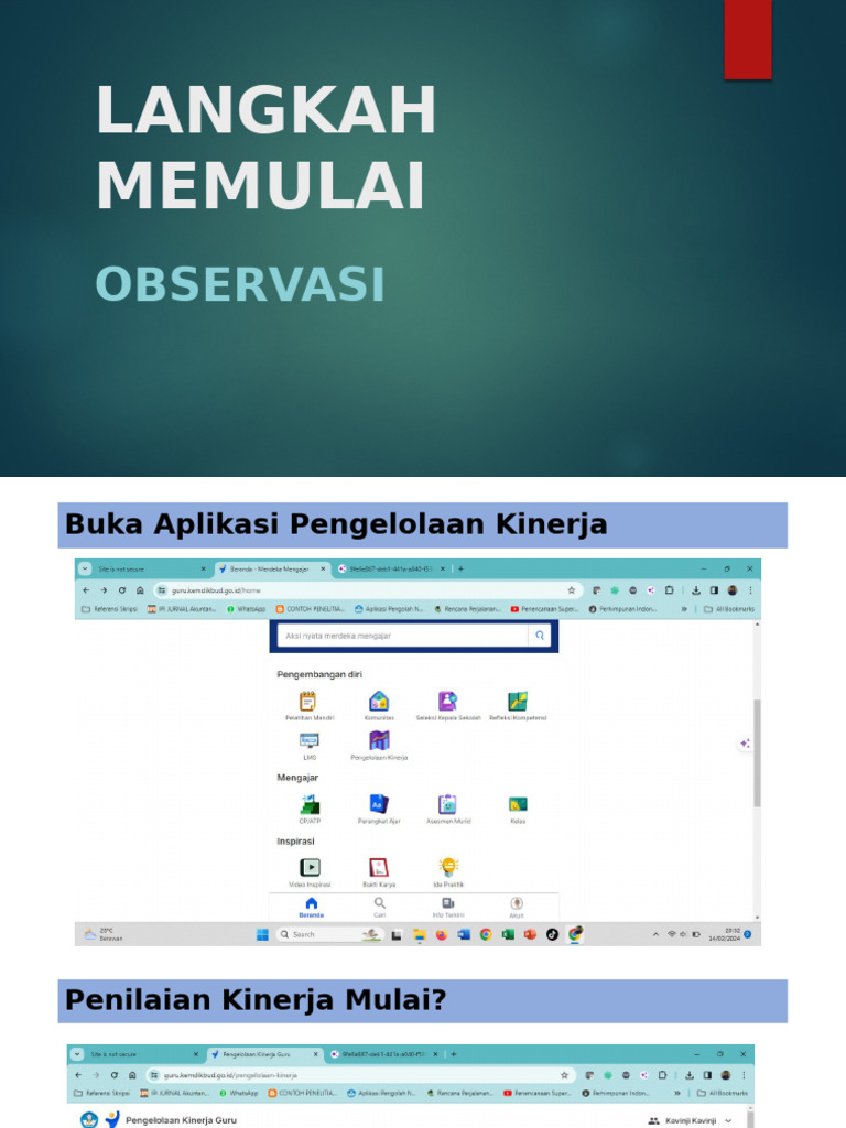 Langkah Memulai Observasi | PDF