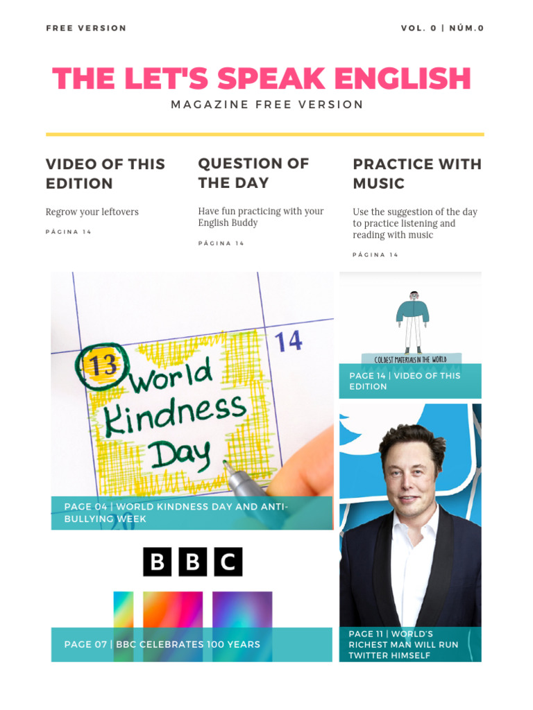 The Let's Speak English Magazine Free Version | PDF