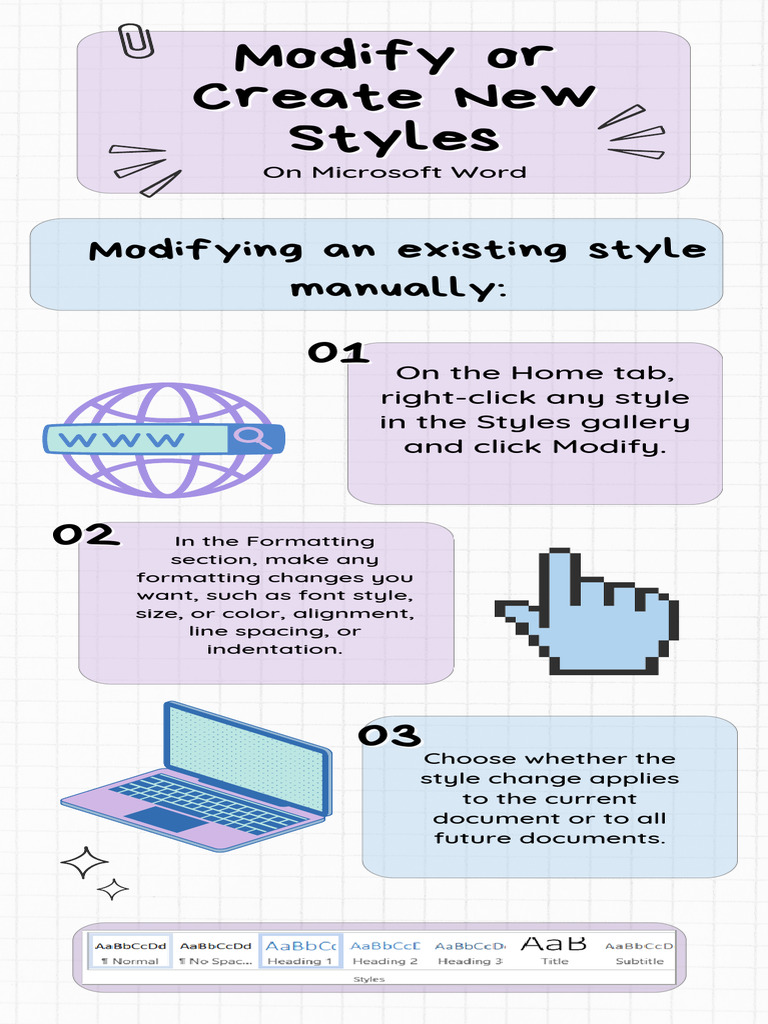 Blue Cute Creative Process Infographic | PDF