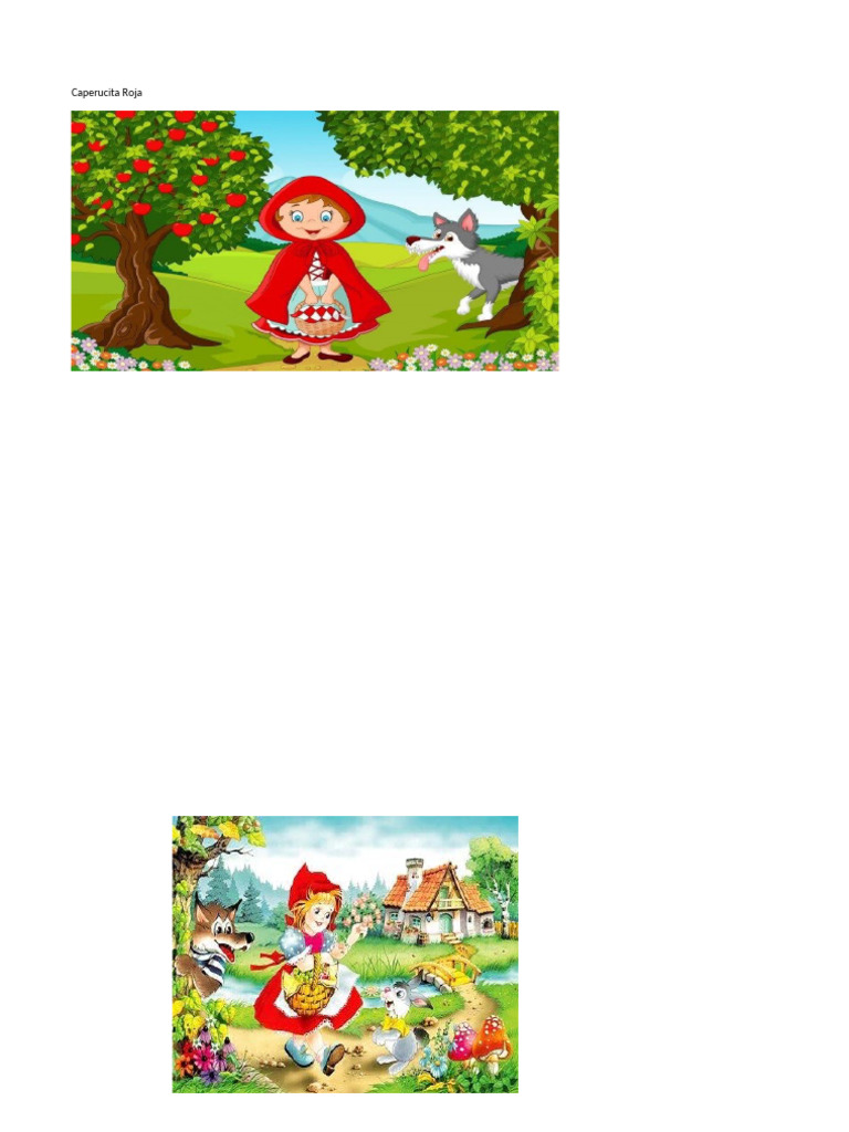 Caperucita Roja | PDF