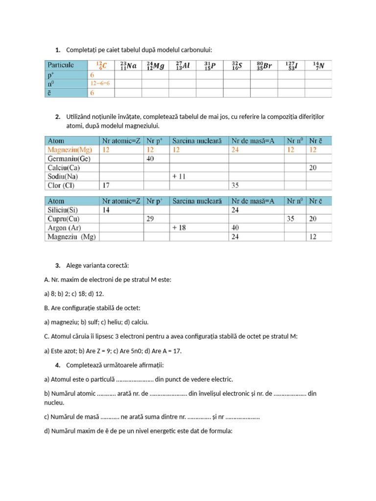 Recapitulare | PDF