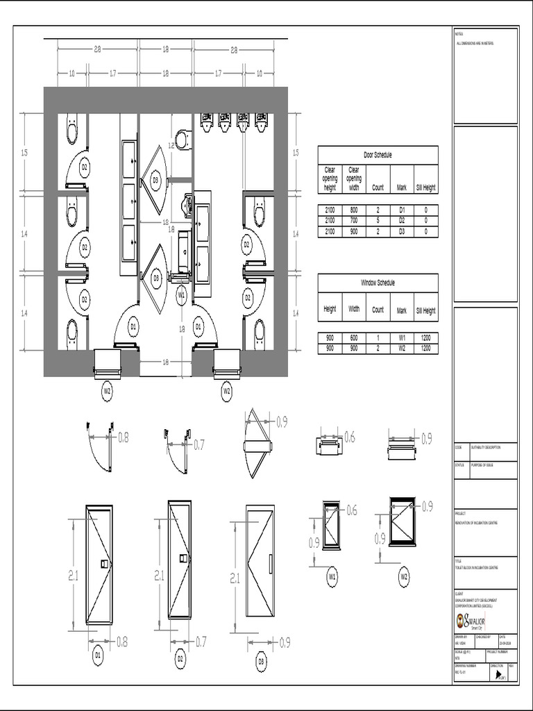 Toilet Layout | PDF