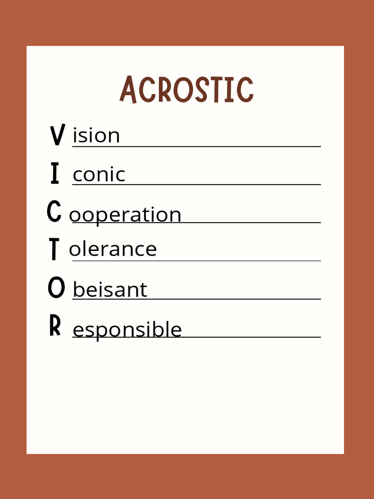 Thanksgiving Gratitude Acrostic Worksheet | PDF