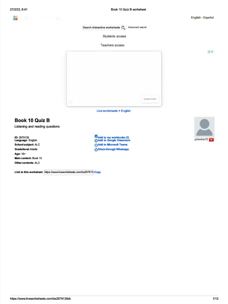 pdf-book-10-quiz-b_compress | PDF