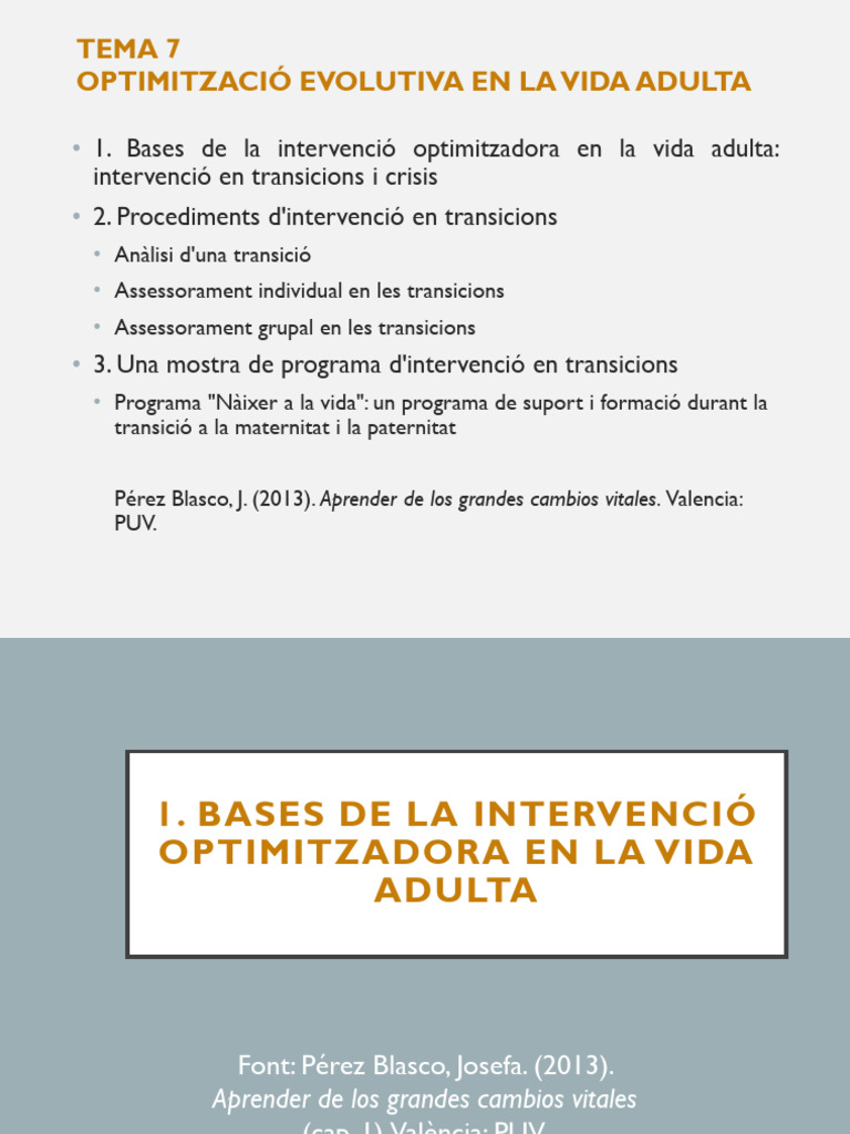 TEMA 7. Optimització Evolutiva en La Vida Adulta | PDF