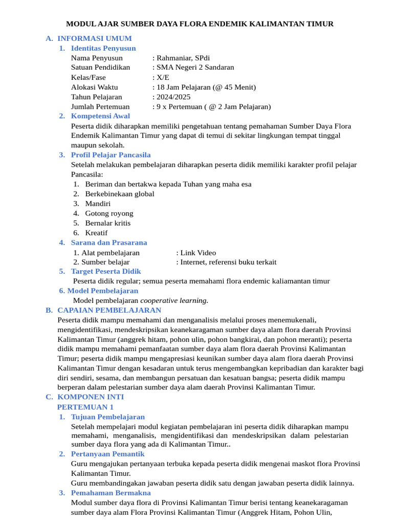 Modul SDA 2024 Smster 1 | PDF