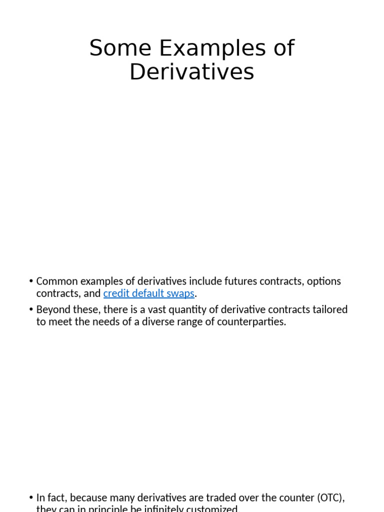 Some Examples of Derivatives | PDF