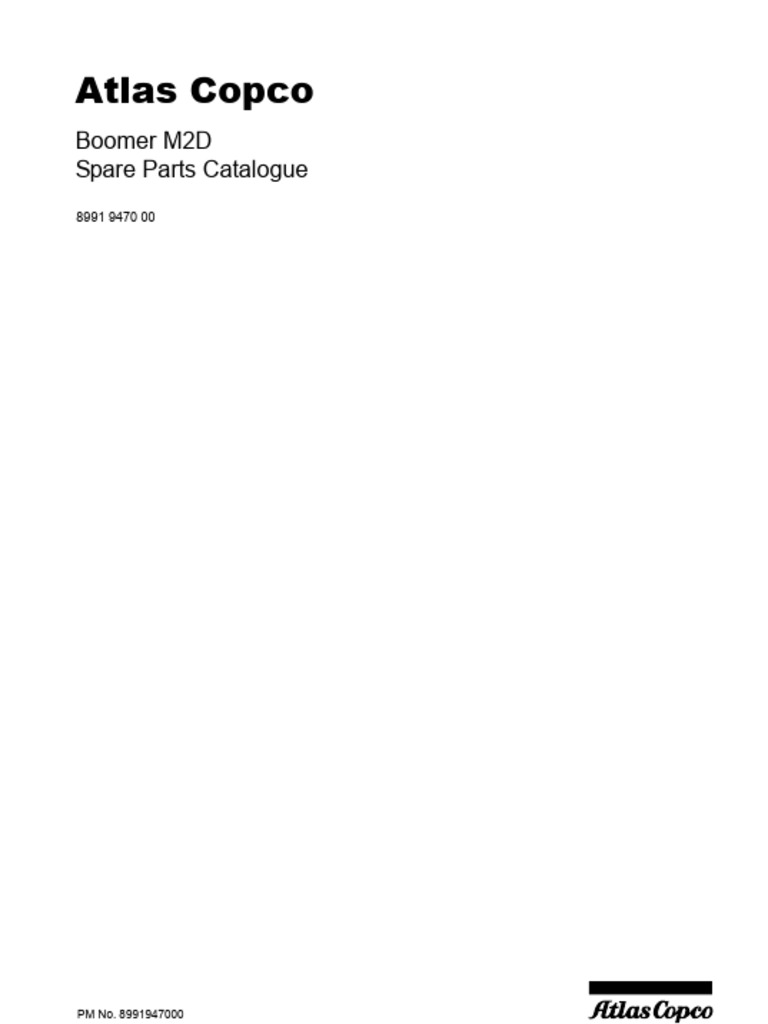 8991 9470 00 Spare Parts Catalogue PDF | PDF