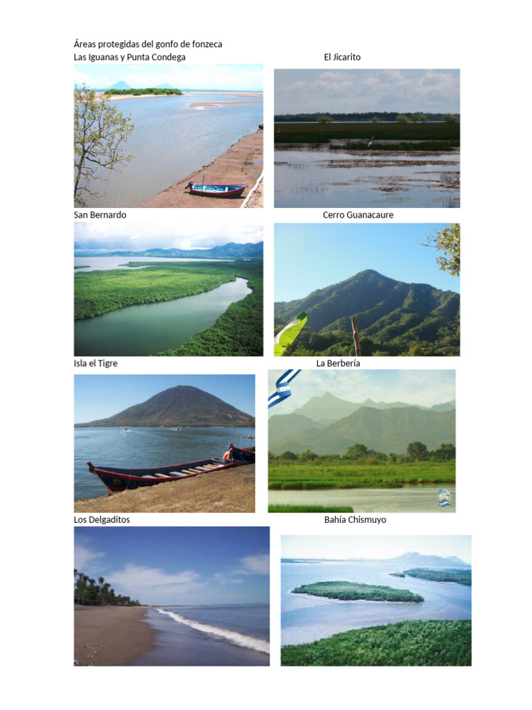 Áreas Protegidas Del Gonfo de Fonzeca | PDF