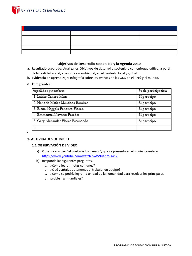 Guía Práctica Sesion 2 GRUPO #02 ODS | PDF