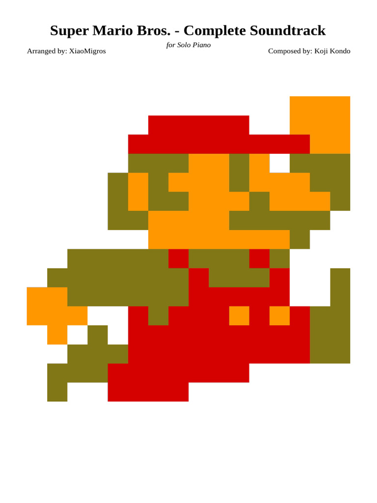 Super Mario Bros. (Solo Piano) | PDF