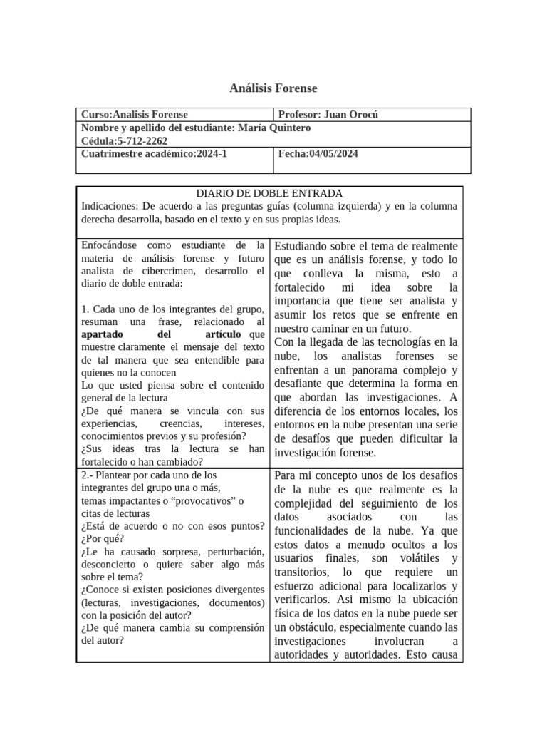 Diario de Doble Entrada | PDF