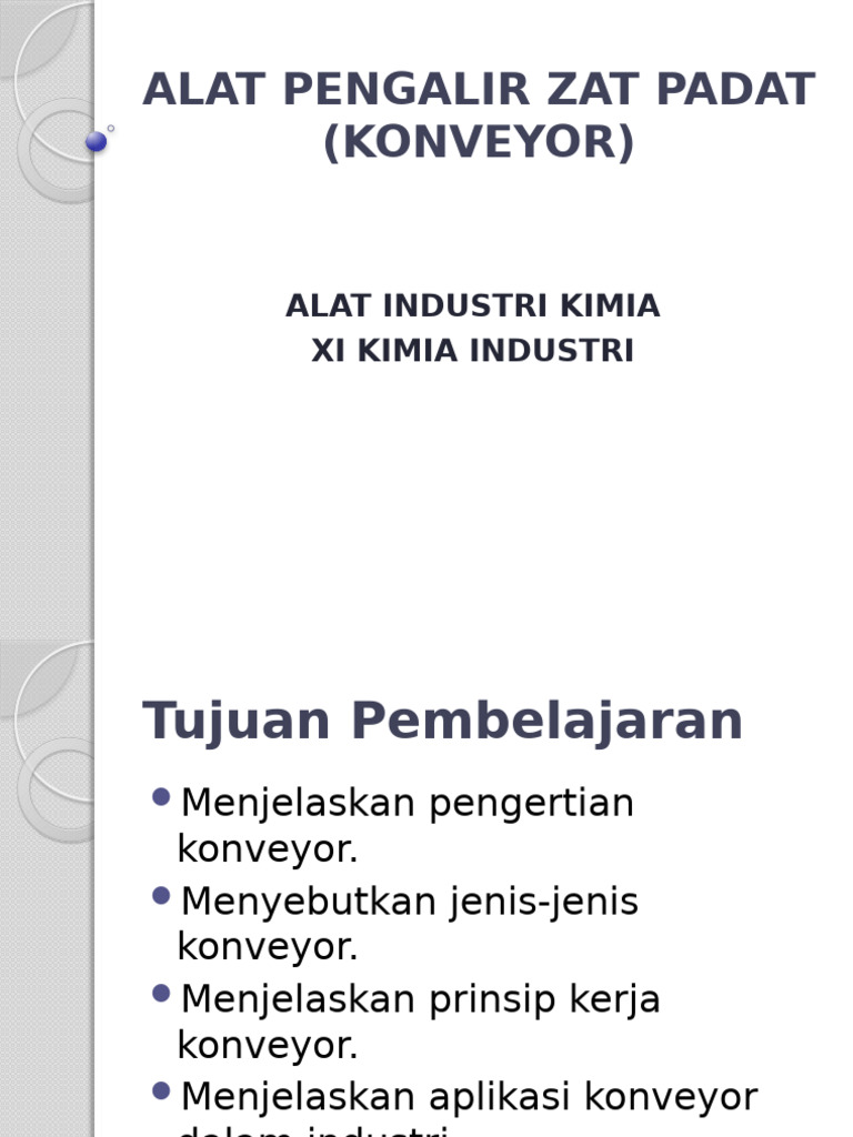 Alat Pengalir Zat Padat | PDF