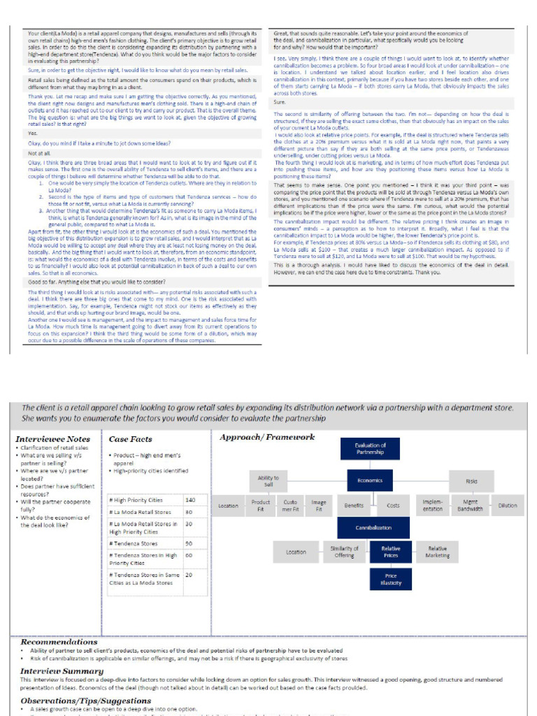 Case Transcript 2 - IIMA Consulting | PDF