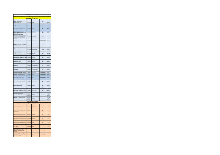 September Exam Session 2024 Schedule | PDF