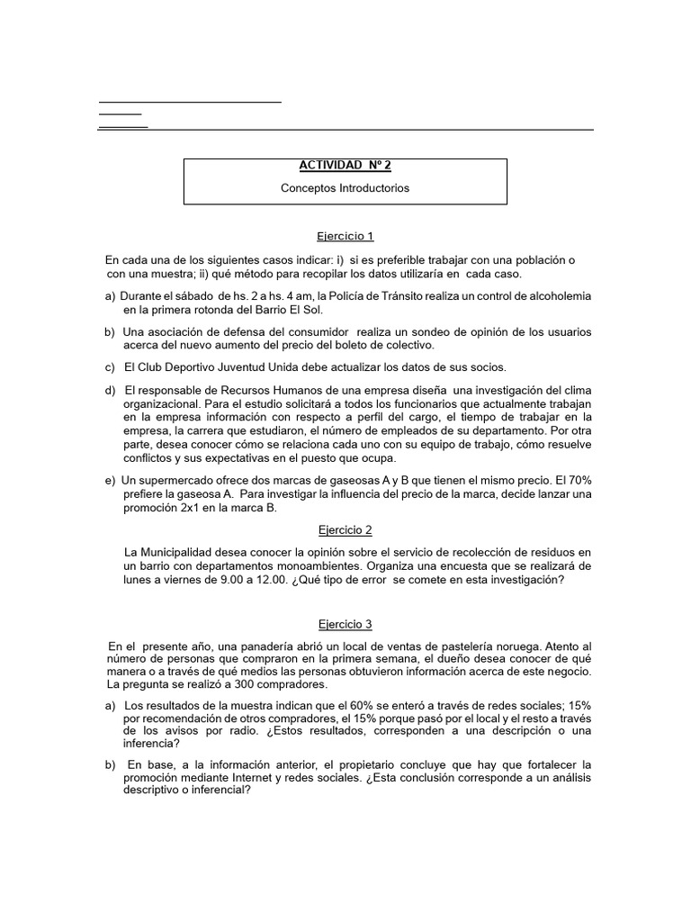 Actividad #2 - Estad. RRPP | PDF | Marca