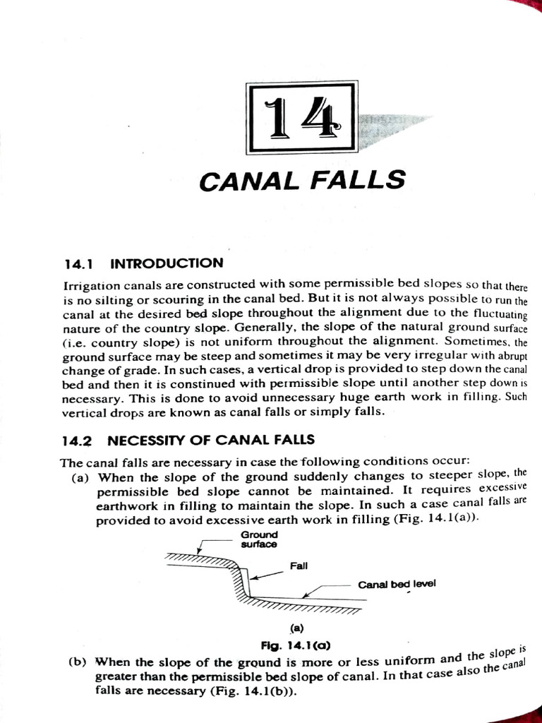 Canal Falls | PDF