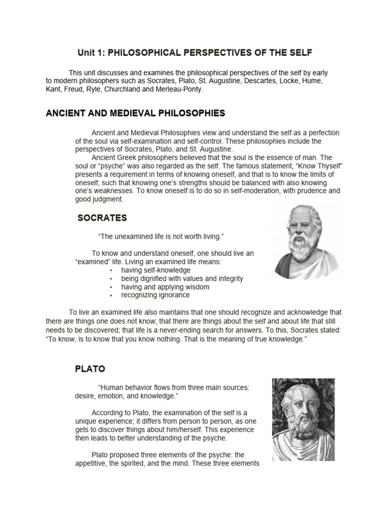 NOTES Philosophical Perspective | PDF | Id | Rationalism