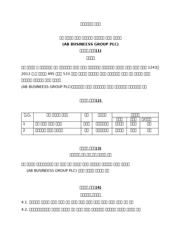 Ab Busineess Group PLC | PDF