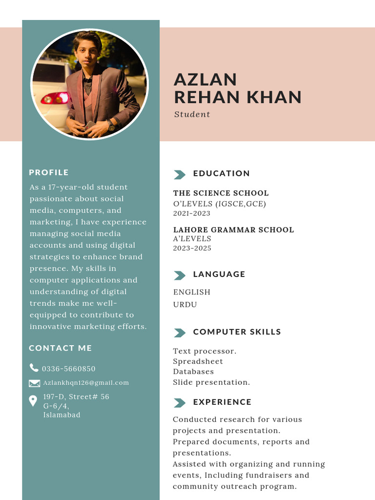 Azlan Khan Main CV | PDF