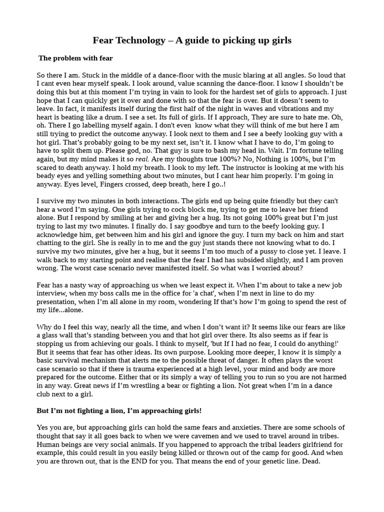 Fear Technology | PDF