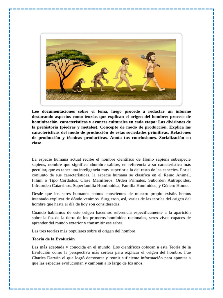 La Teoria Del Hombre M | PDF | Homo | Ciencias sociales