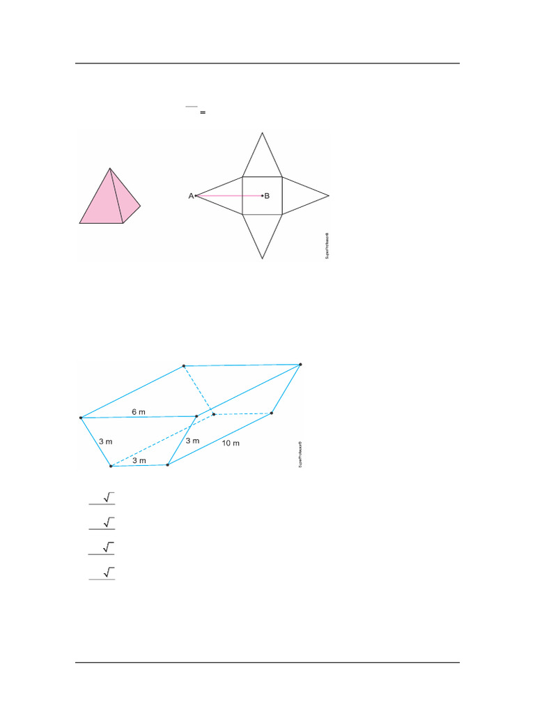 Prisma, Pirâmide e Cilindro | PDF | Geometria Euclidiana | Polítopo