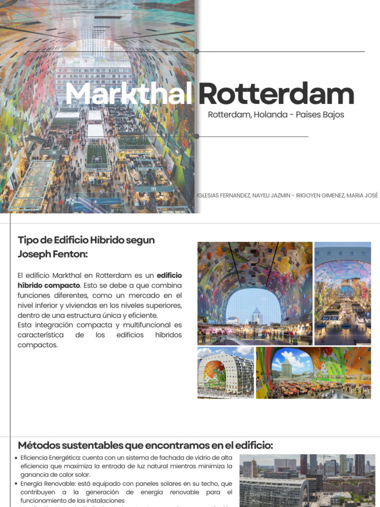 Markthal Rotterdam | PDF | Uso eficiente de energía | edificio