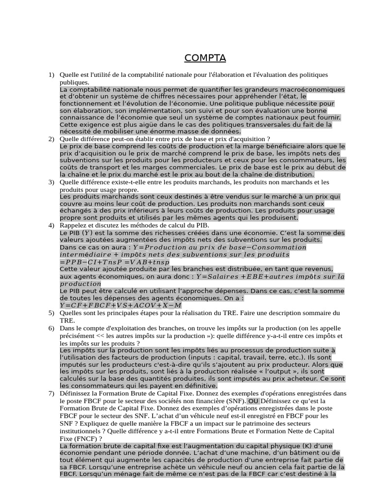 COMPTA | PDF