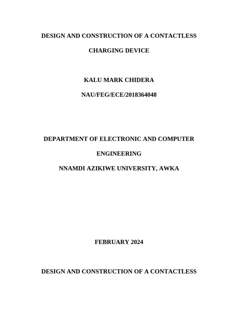 Kalu Mark Final Project Chapter Edited-1 | PDF