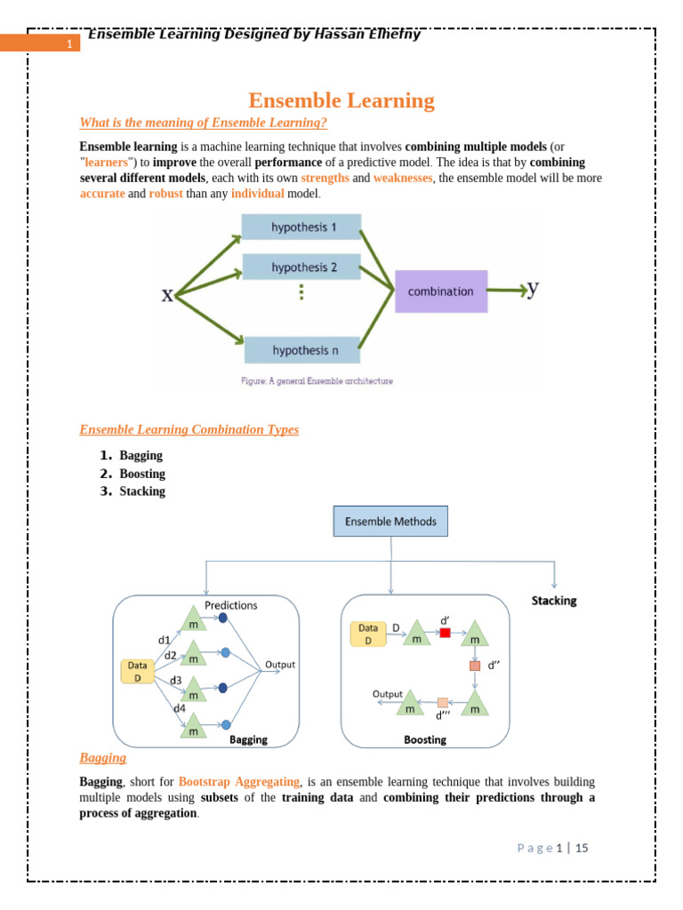 Ensemble Learning | PDF