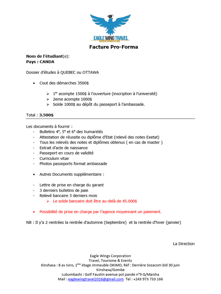 Facture Canada | PDF