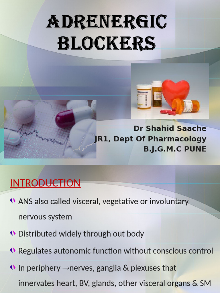 Adrenergic Blockers | PDF