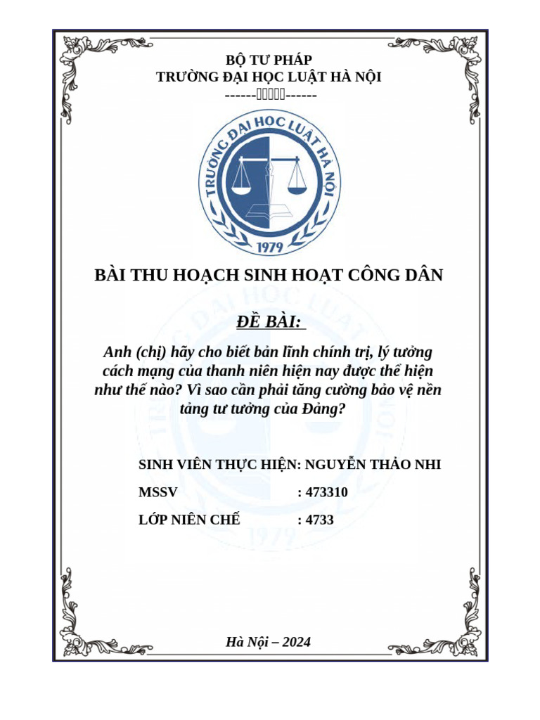 Bài Thu Ho CH SHCD | PDF