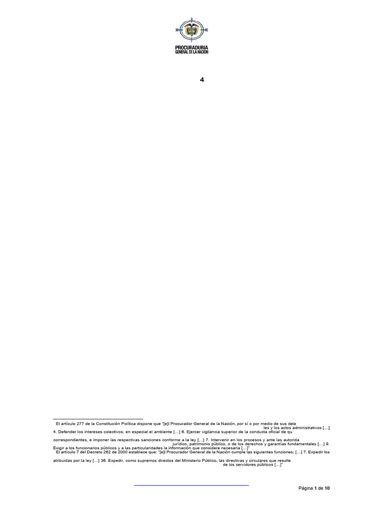 Circular No 004 PGN-1 | PDF