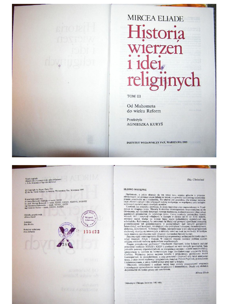 Eliade M. - Historia Wierzen I Idei Religijnych. T.3 | PDF