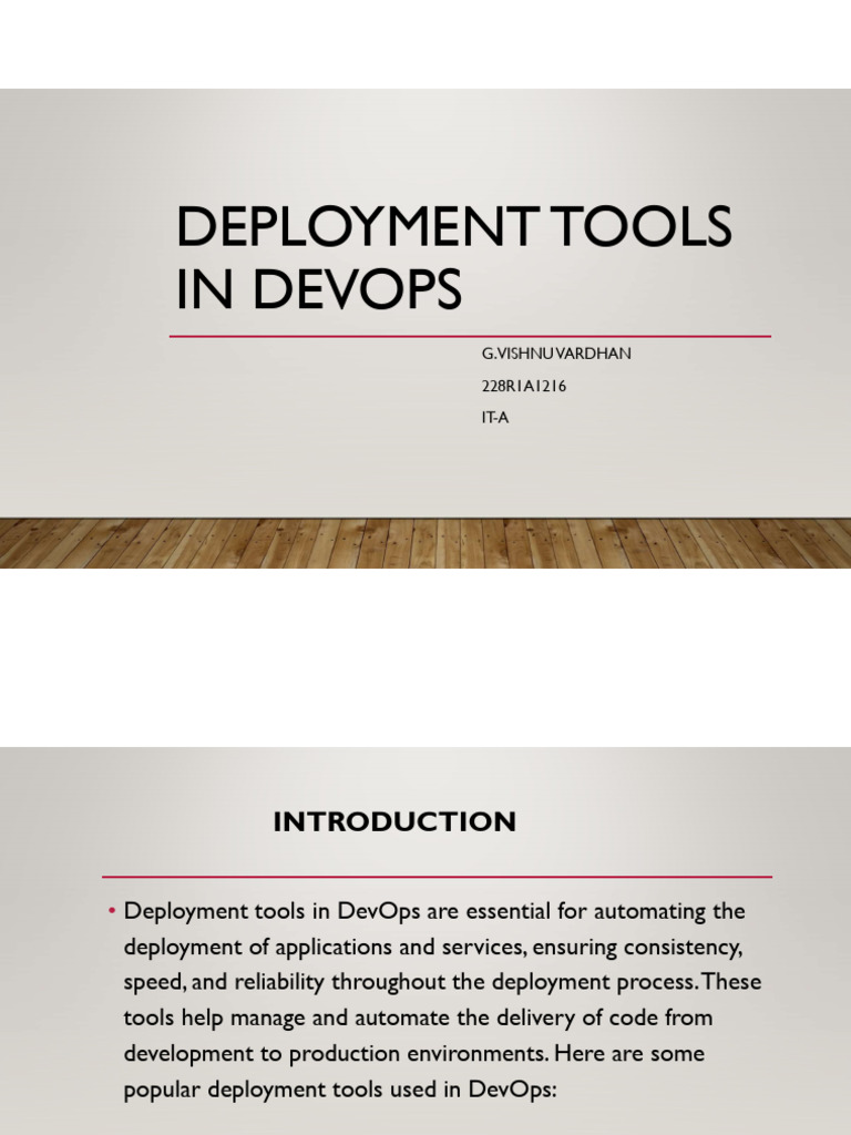 Essential DevOps Deployment Tools Guide | PDF | Computer Science ...