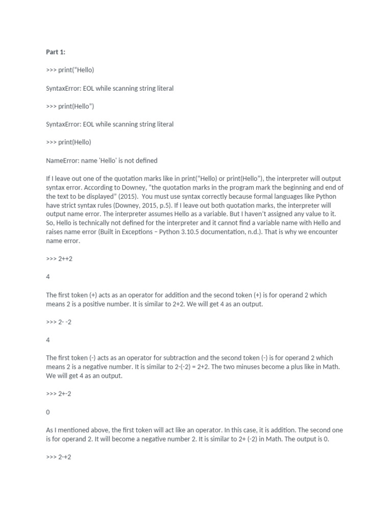 CS 1101 Week1 - Learning Journal | PDF