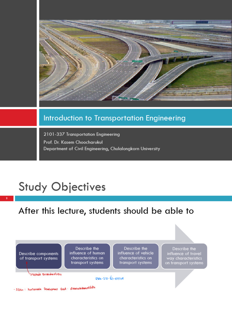 Lecture02 Introduction To Transportation Engineering | PDF