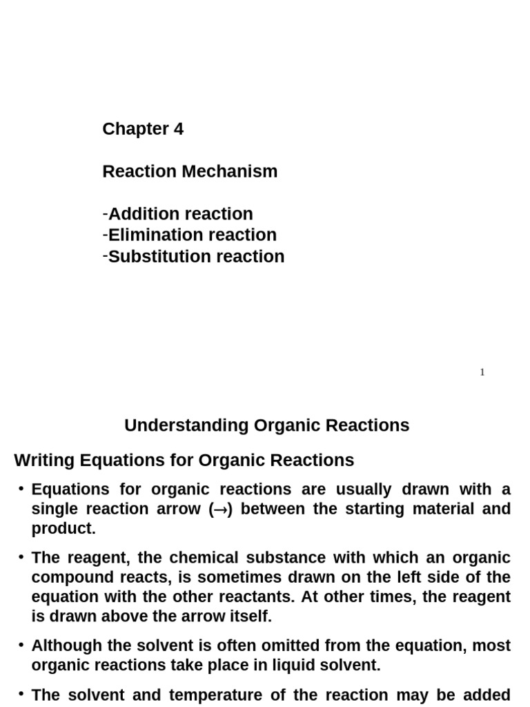 L4 - Chapter 4 Reaction Mechanism | PDF | Chemical Reactions | Science ...