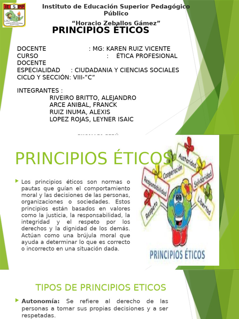 Principios Eticos | PDF