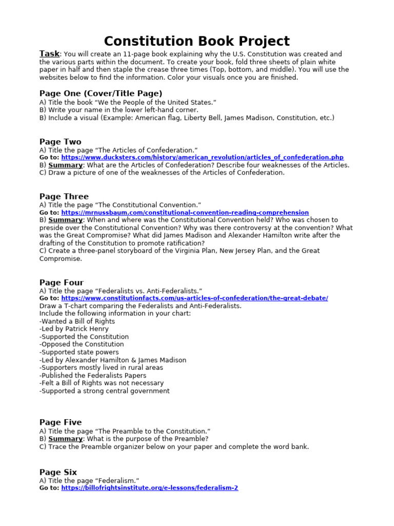 US Constitution Project | PDF