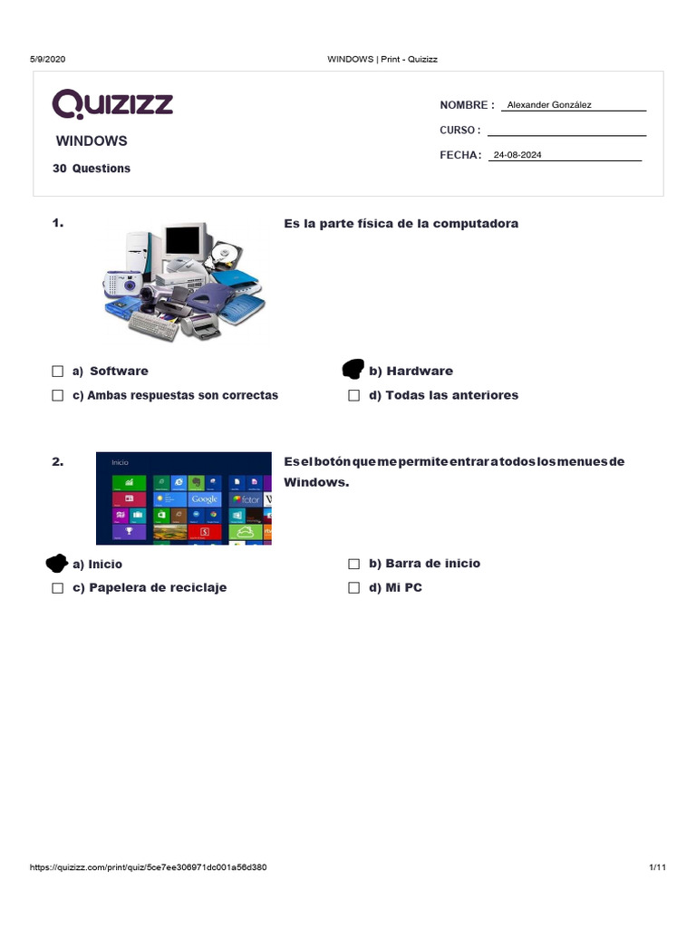 Examen Windows 2 | PDF